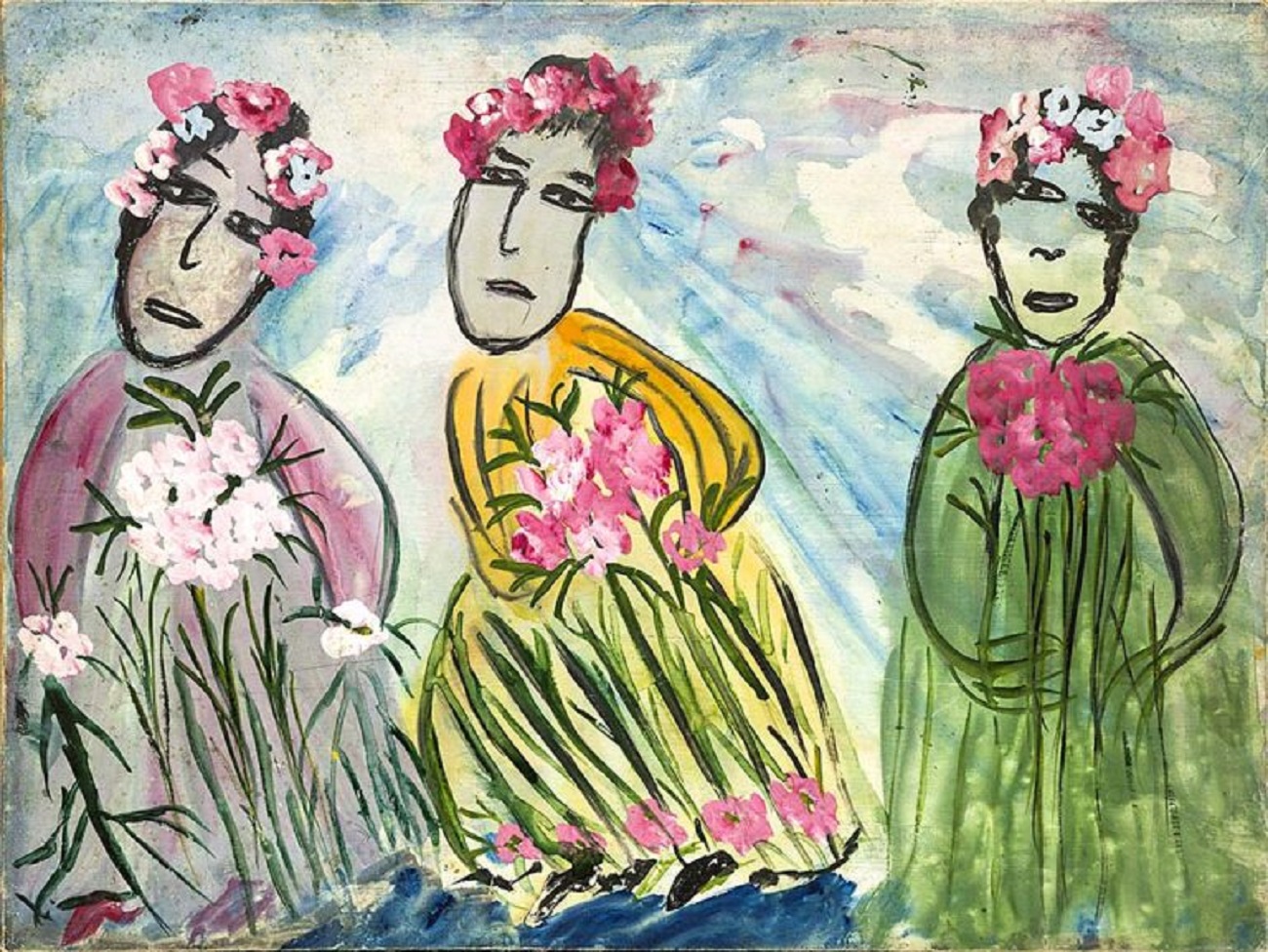 Expresionismul abstract al artistei Janet Sobel, în prima expoziție ...